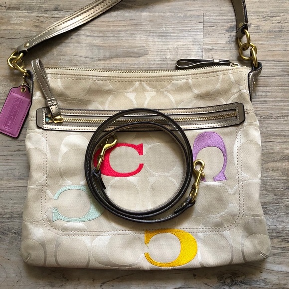 Coach | Bags | Coach Multicolor Crossbody Bag | Poshmark